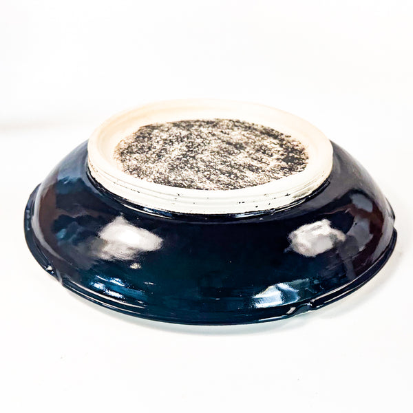 Split Rim Carved Round Platter - Raiford Gallery Inc