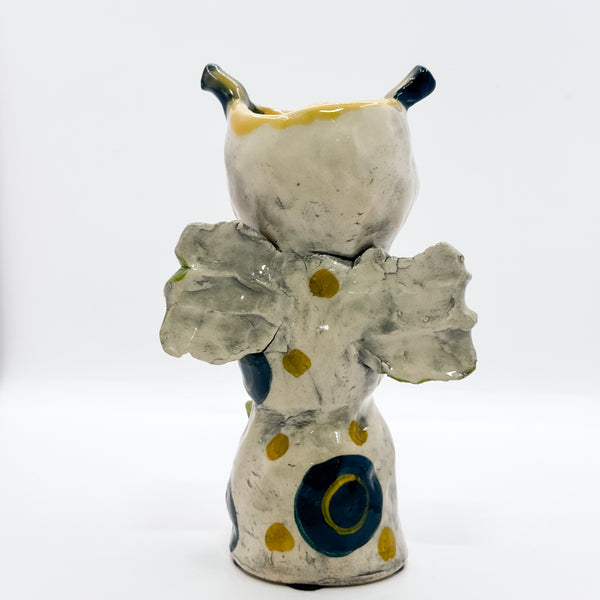 Caterpillar polka dot vase - Raiford Gallery Inc