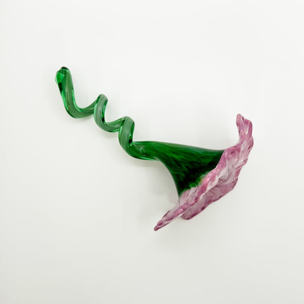 Glass Abi Flowers in pink - Raiford Gallery Inc