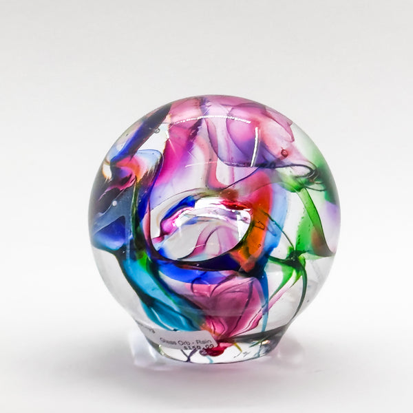 Rain Glass Orb - Raiford Gallery Inc
