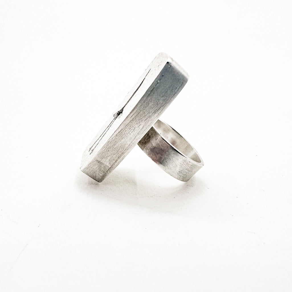 Sterling Crane Ring - Raiford Gallery Inc